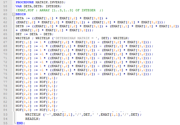 Dhana Eka Saputra: LAPORAN AKHIR ALIN MEMBUAT MENU MATRIKS