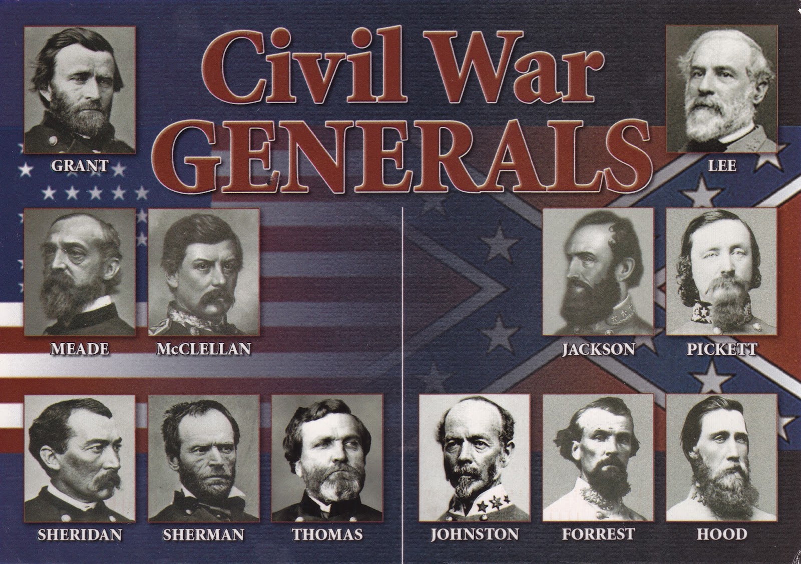 Military History Covers: Civil War Generals, U.S.A.