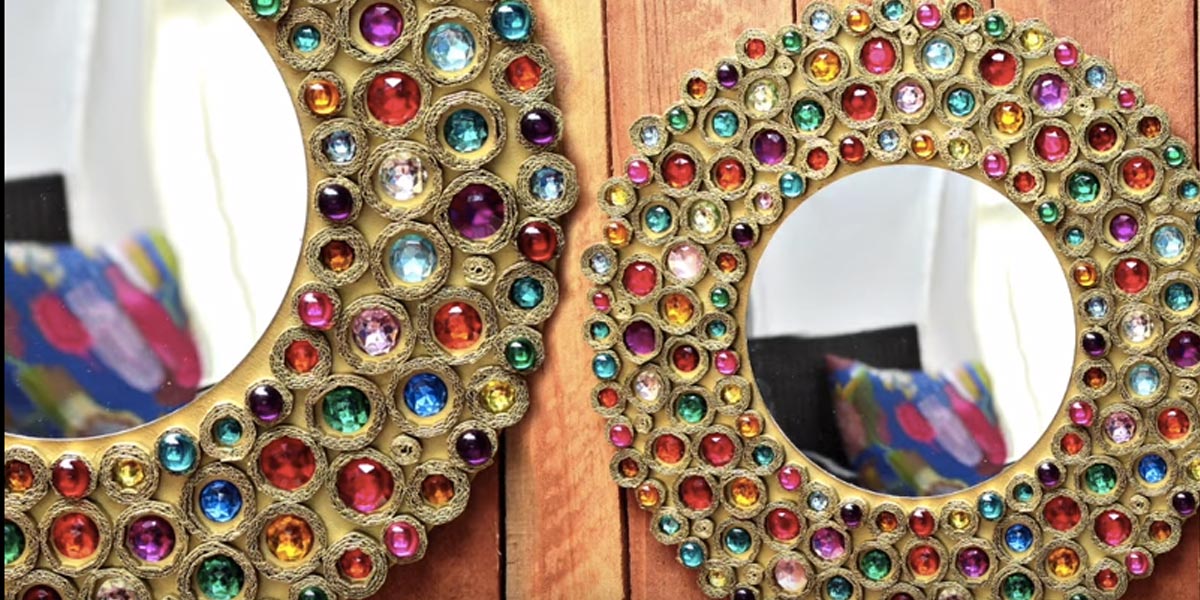 This Stunning Bejeweled Mirror Is So Cheap And Easy You’ll Never Guess ...