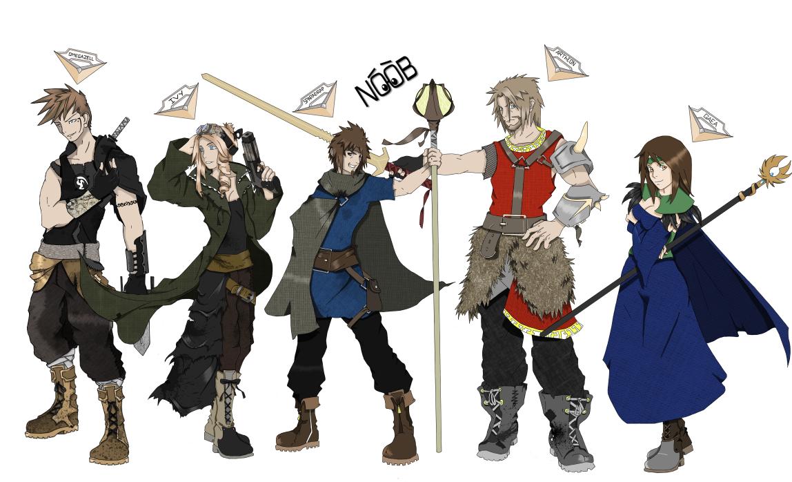 Blog : AnkouArt: 'NOOB' la série.