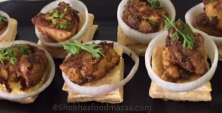 Shobha's Food Mazaa: TANGIER CHICKEN BITES