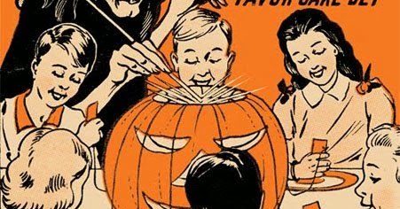 Cartoon Concept Design: HAPPY HALLOWEEN-Vintage Halloween CARTOONS