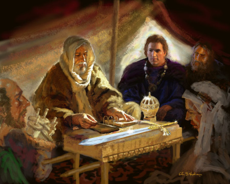 The Book of Mormon, it's the BOM: The heart of Father Lehi (2 Nephi 1)