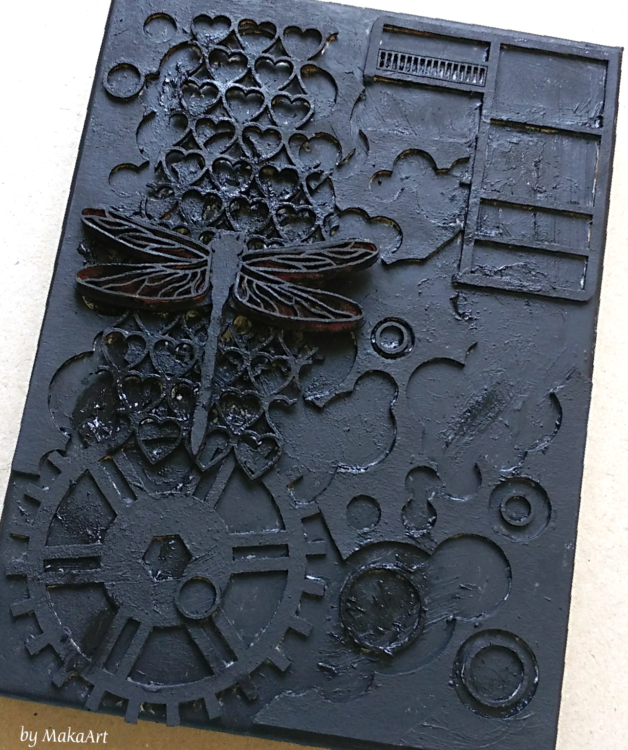 My journey through the mixed media world...: Recycled Mixed Media Box ...