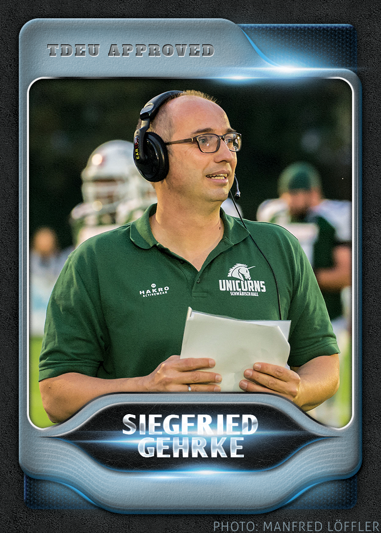 Hall Of Fame: Siegfried Gehrke, Coach | Touchdown Europe