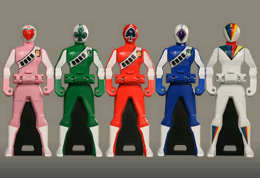 super sentai paling tampan: gokaiger rangers key(gorangers-lupinrangers)