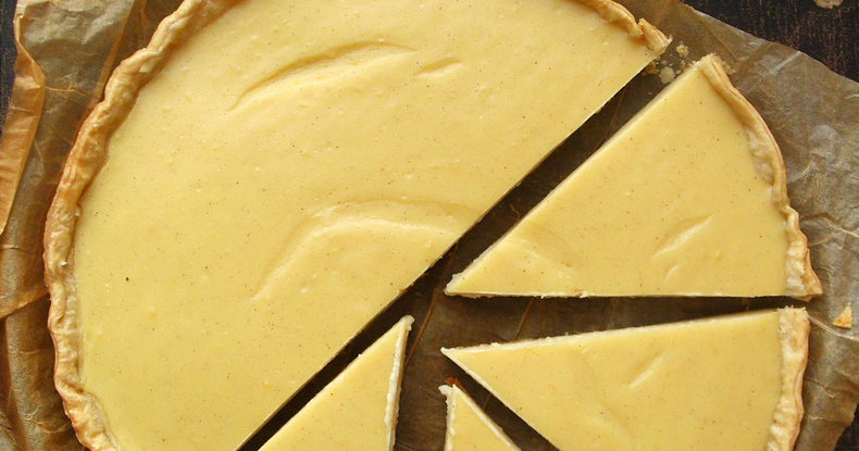 Tarte à la Crème (Pastry Cream Tart) | A Cup of Sprinkles | Recipes ...