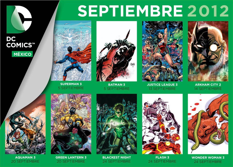 MARVELEANDO CON LOS HUEVONAZOS: CHECKLIST DC COMICS MEXICO