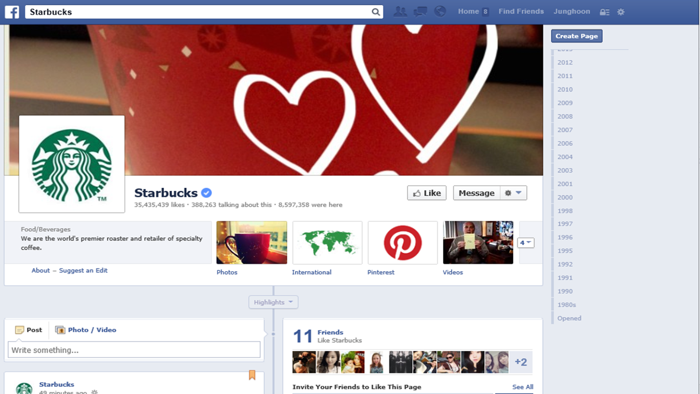 Starbucks: November 2013