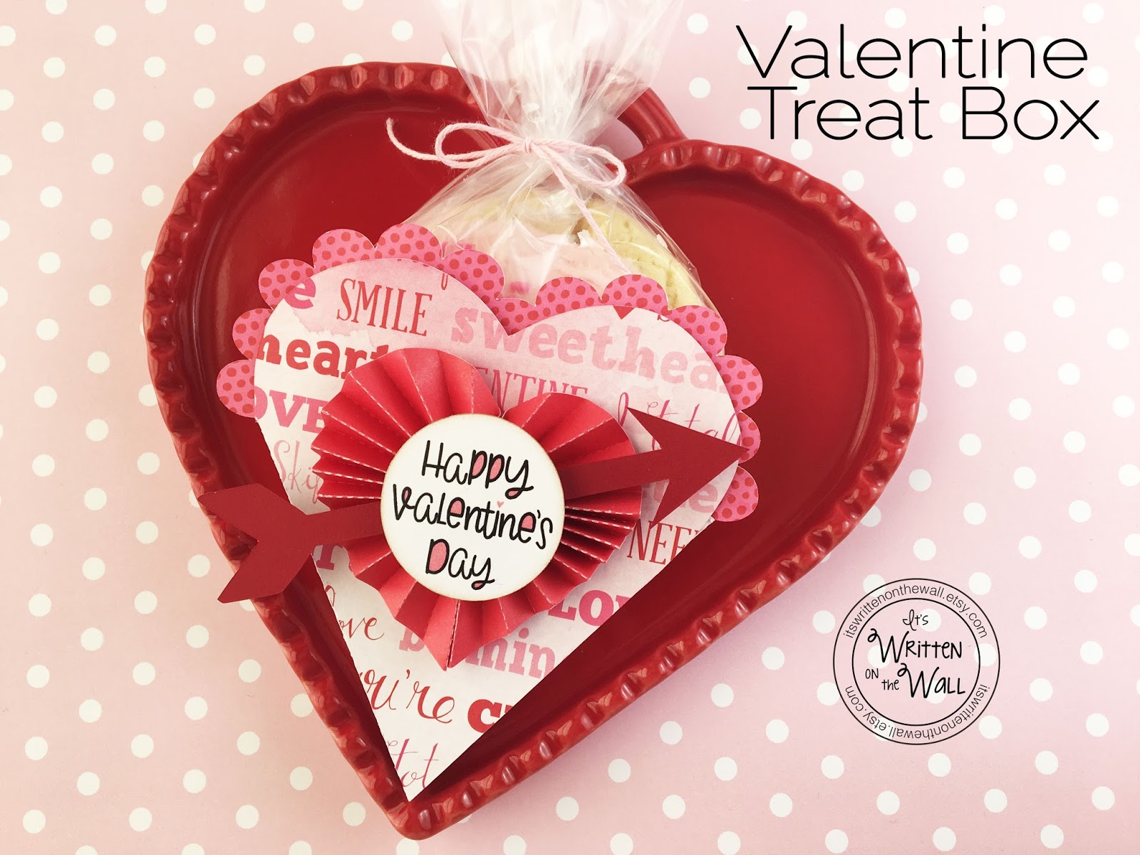 It's Written on the Wall: Adorable Valentine's Day Heart Cookie/Treat ...