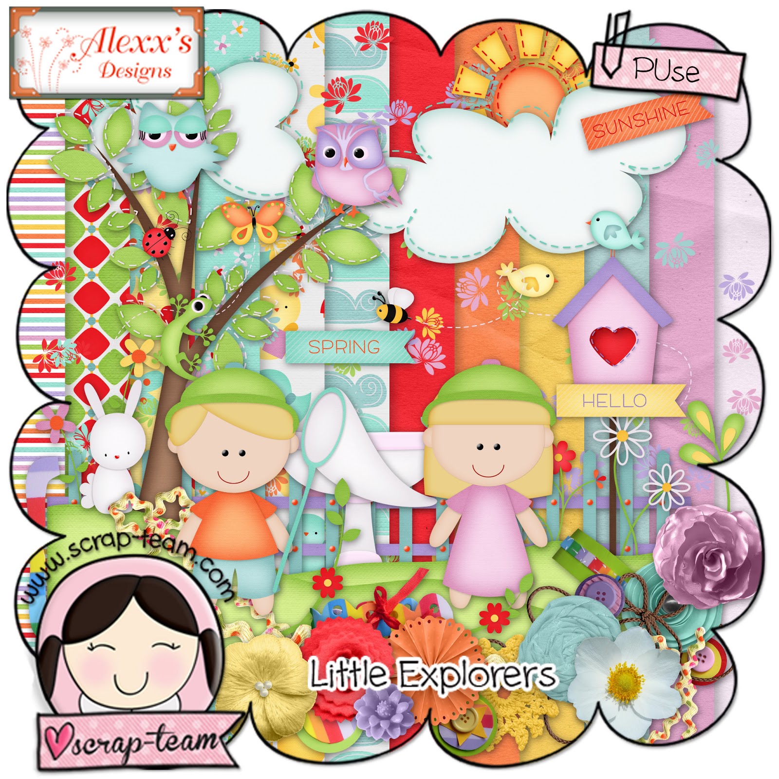 Office Artes: Layout Digital - Little Explorers