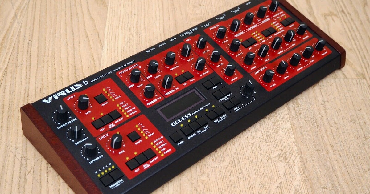 MATRIXSYNTH: Acces Virus B Desktop Synthesizer SN 10002048