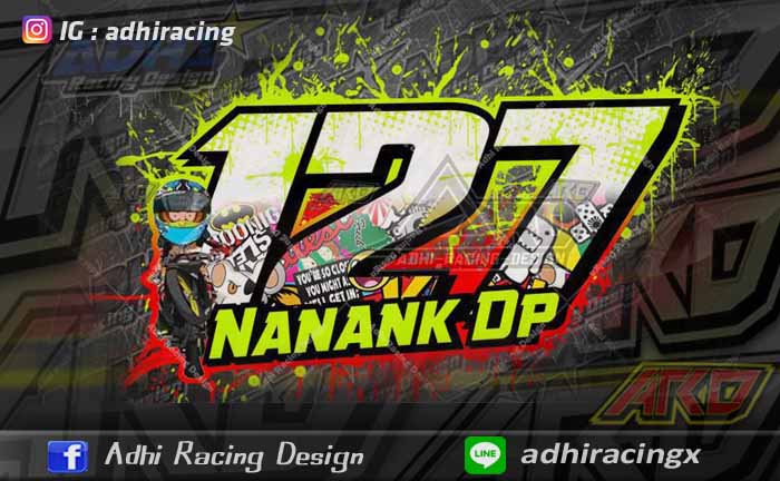 ADHI RACING DESIGN: DESAIN NOMOR START BALAP & NAMA TEAM ( Drag Bike ...