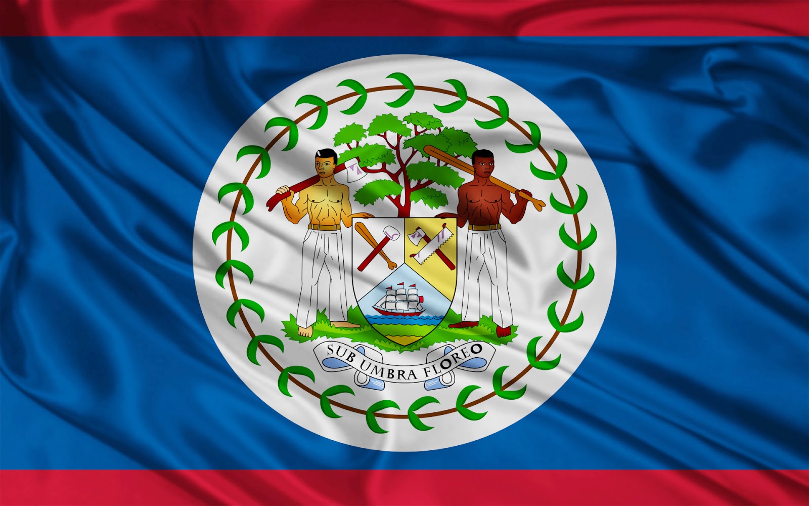 Country Flag Meaning: Belize Flag Pictures