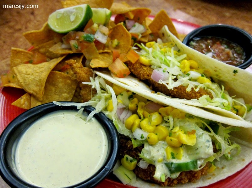 TGI Fridays Extreme Tacos Menu