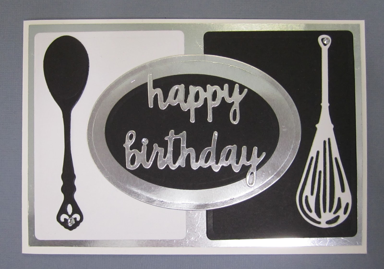 HAND MADE CARDS........ Ideas and Inspiration: COOKING THEMED BIRTHDAY CARD