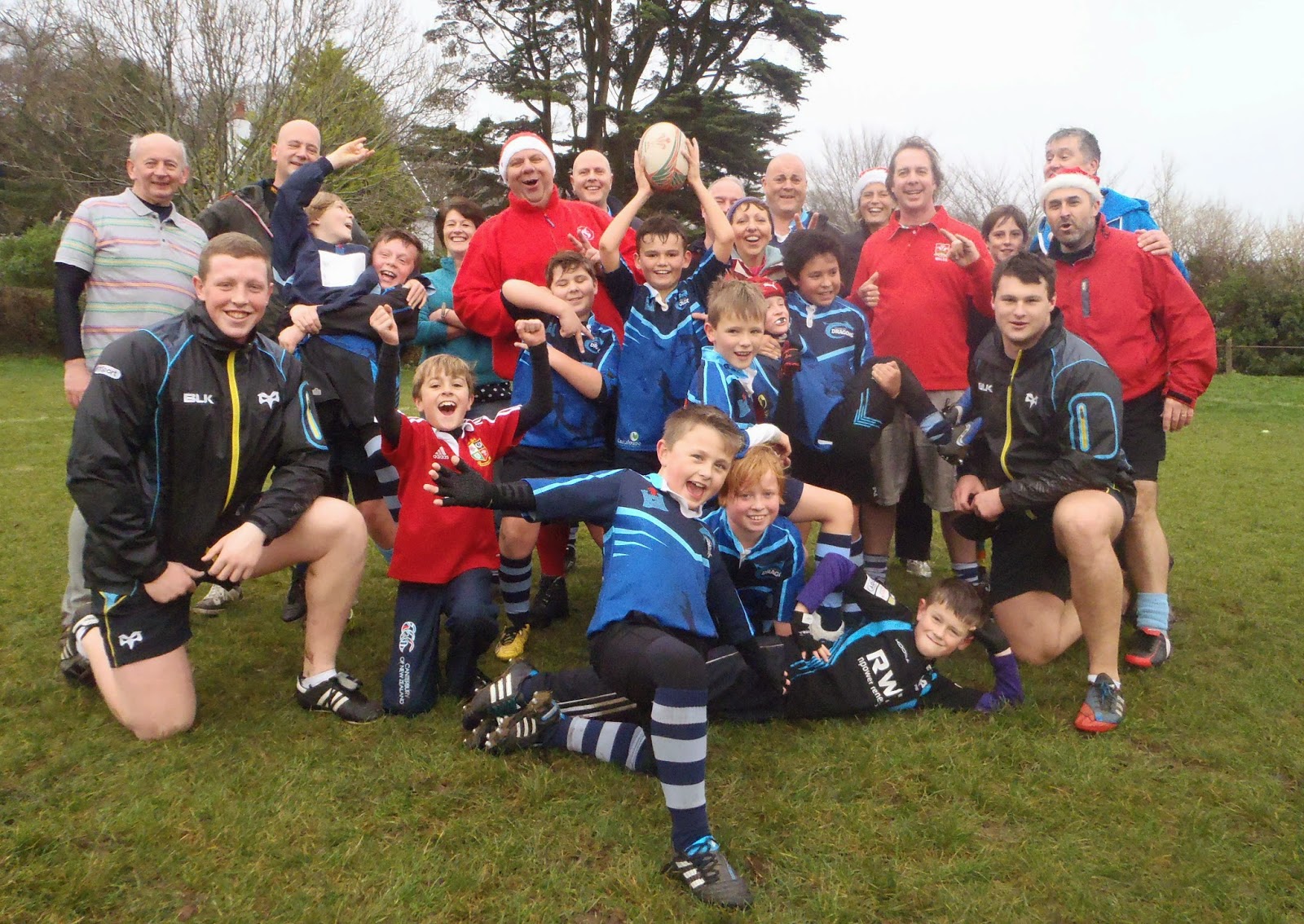 Mumbles Dragons Under 11's Rugby Team: Mumbles RFC Christmas Party