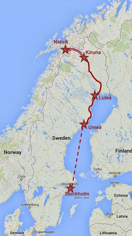 Adventures of David and Paul: Winter in Umeå and Luleå, Sweden