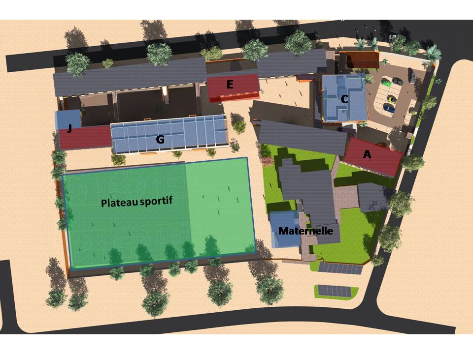 EFE MONTAIGNE COTONOU: Plan d'ensemble