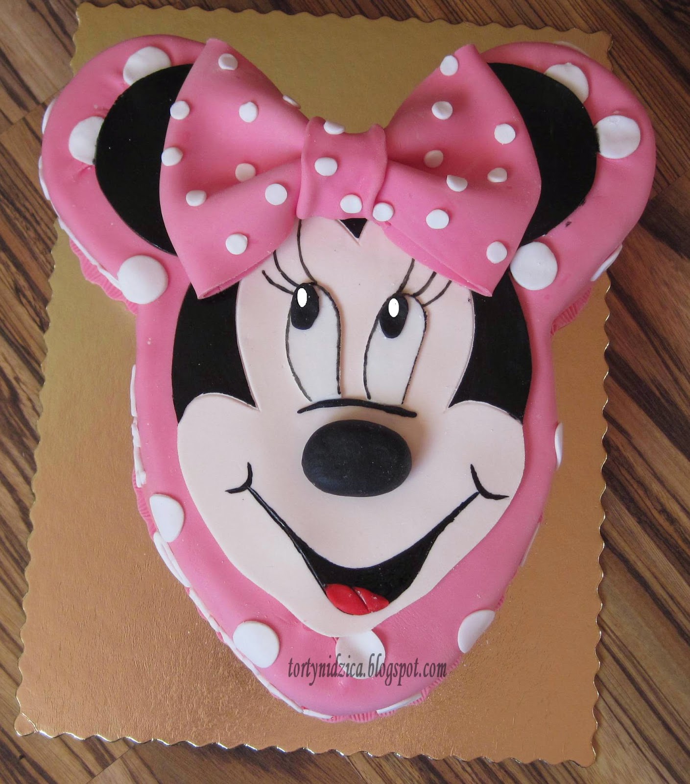 Torty artystyczne- Nidzica, Mława: Tort Myszka Minnie