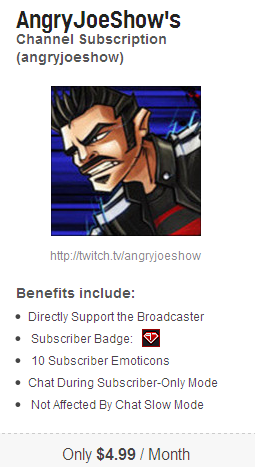 Angry Joe Sucks Blog 4 - Revenge of the nerds: Angry Joe's Twitch Channel