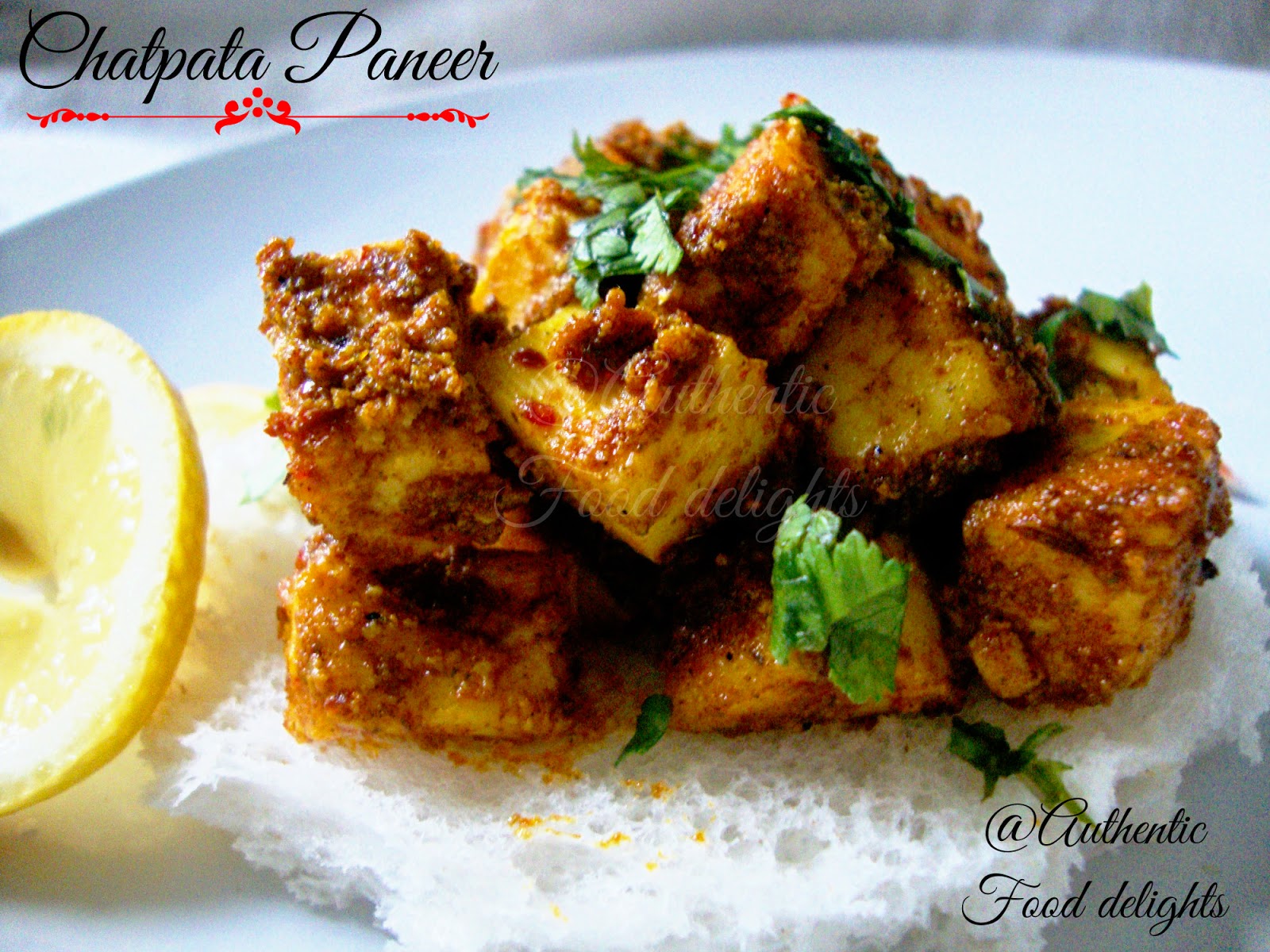 Authentic Food Delights: Chatpata Paneer