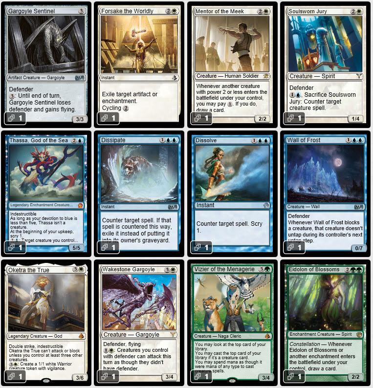 Magic the Gathering Adventures: M19 Commander Deck [2]: Arcades {Defender}