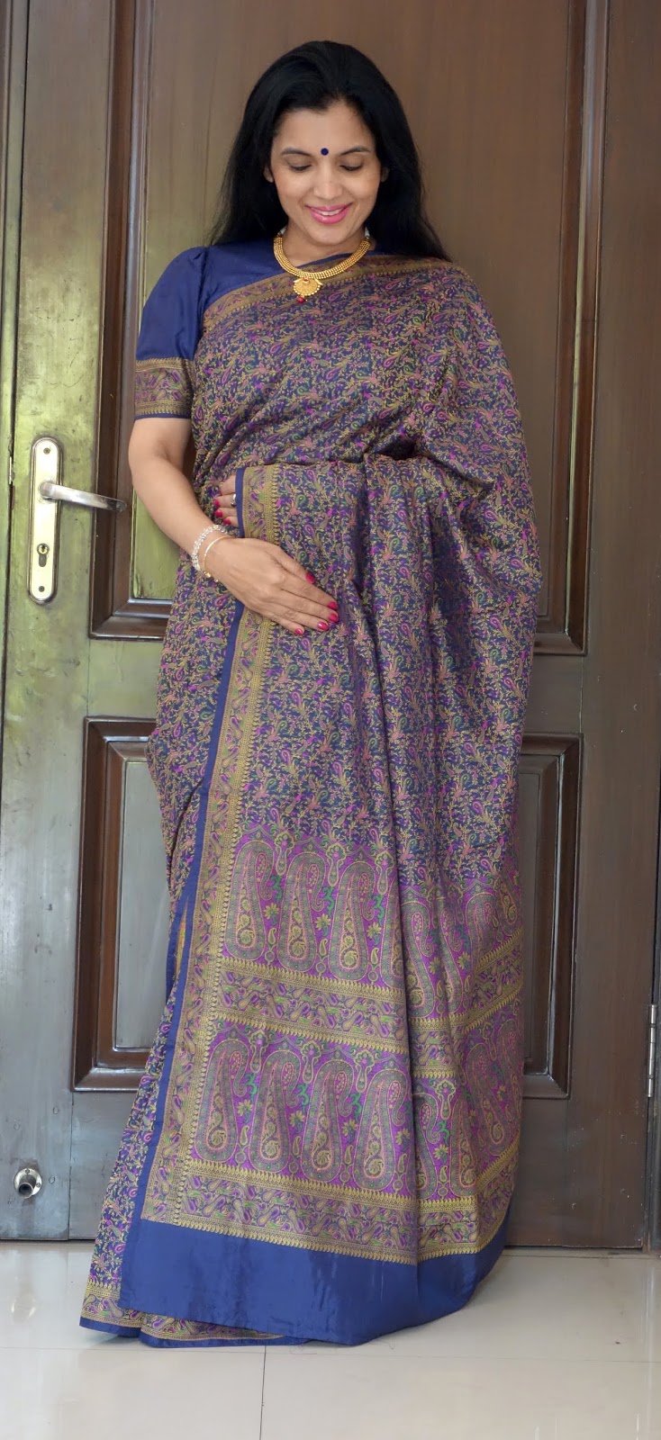 Sohum Sutras: Jamawar silk saree