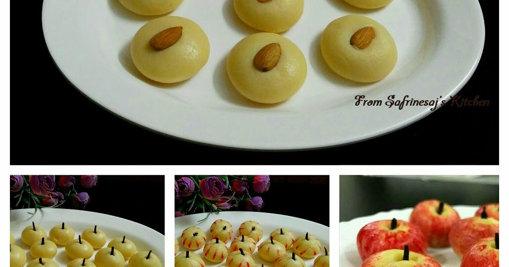 From Safrinesaj's Kitchen: Kesar peda /Apple peda