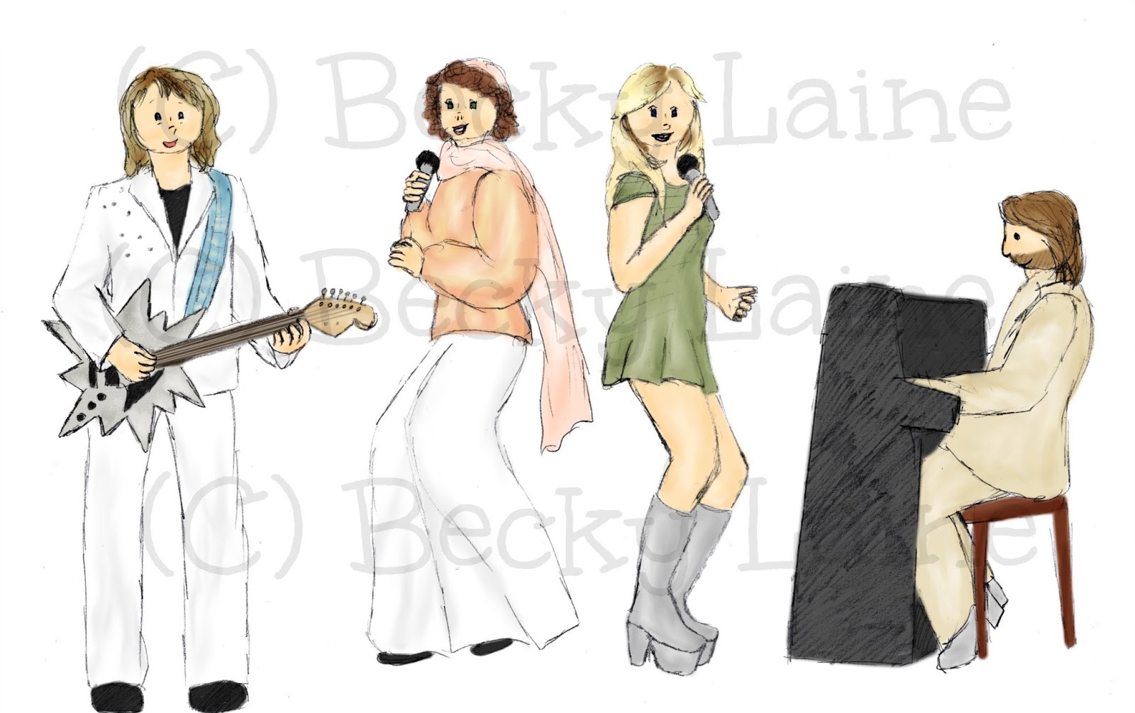 ABBAFan456's Blog: Colorizing an illustration for my book