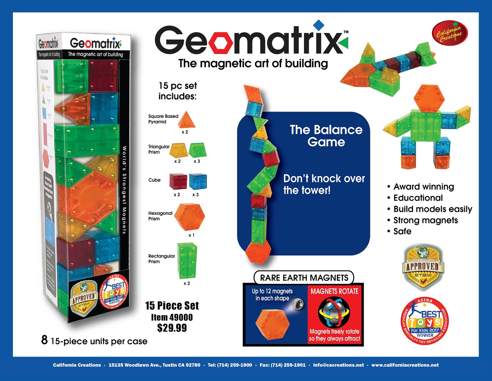 Geomatrix STEM Approved, Award-Winning Toy Review & $100 Prize Pack ...