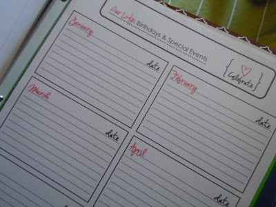 Sweetly Home: Home Notebook - Our Life: Binder