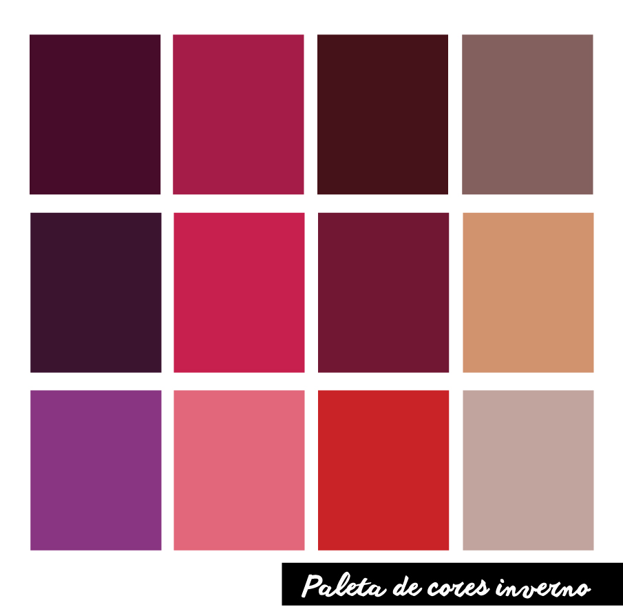 Make: Paleta de cores para o Inverno - Kiss and Cookies - Carol Pereira