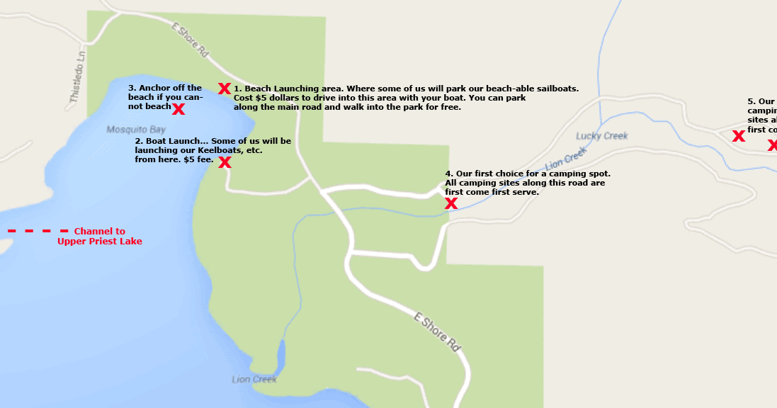 FunToSail: Priest Lake Sailing and Camping Adventure... July 25-28, 2014