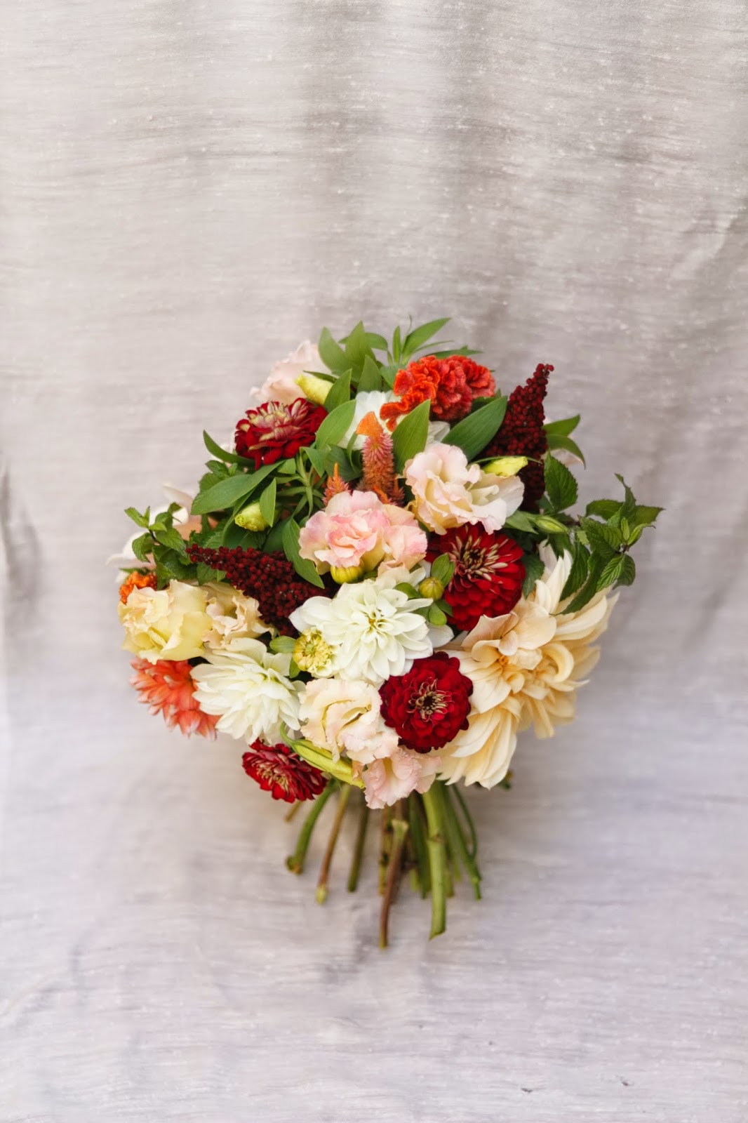 haley tobias blog: Red and Peach Wedding