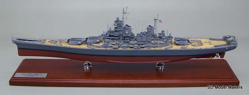 1/200 Pontos Model USS BB-61 Iowa 1944 Detail Up Set (Teak, 46% OFF
