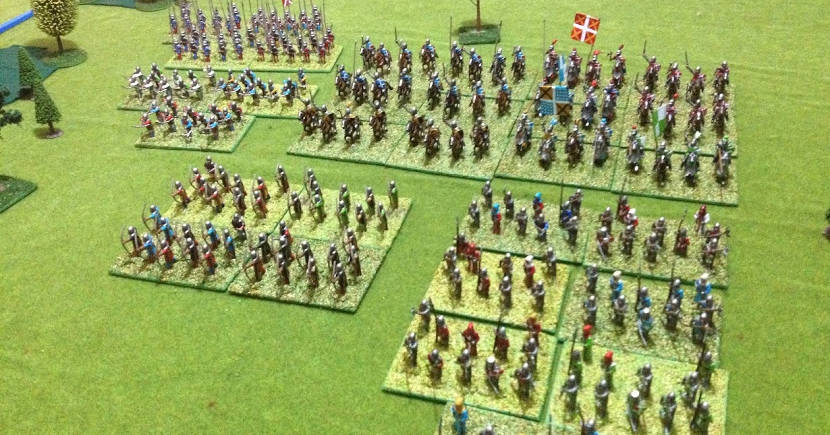 Grid based wargaming - but not always: Hundred Years War units finished