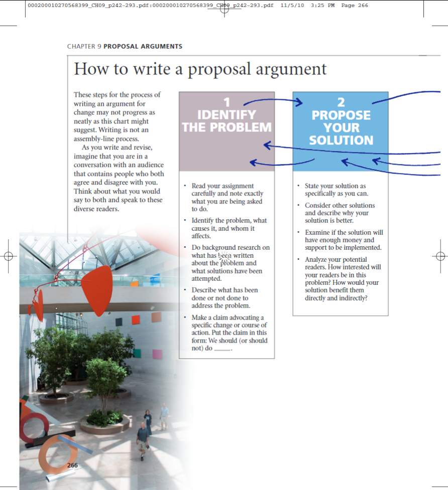 The Writing Process: Chapter 9: Proposal Arguments