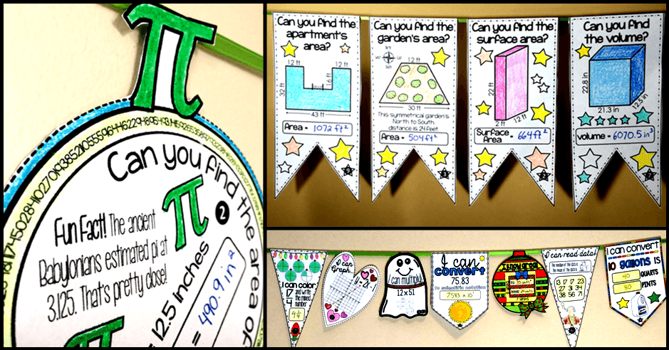 Scaffolded Math and Science: Math Pennants are a fun way to show off ...