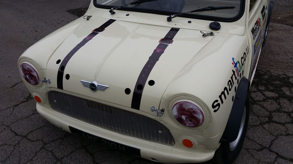 The Green I Signs Blog: Classic Mini rally car graphics for Paul Swift ...