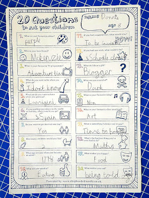 The Brick Castle: 20 Questions To Ask your Kids - with my 8 and 6 1/2 ...