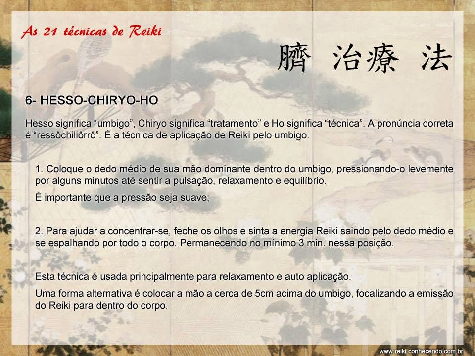 ORIENTE-SE : HESSO-CHIRYO-HO