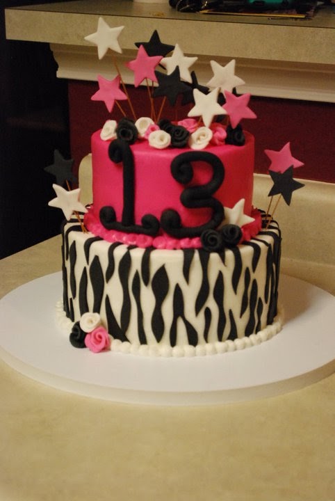 Wonderfully Delicious Cakes: 13th Birthday Cake