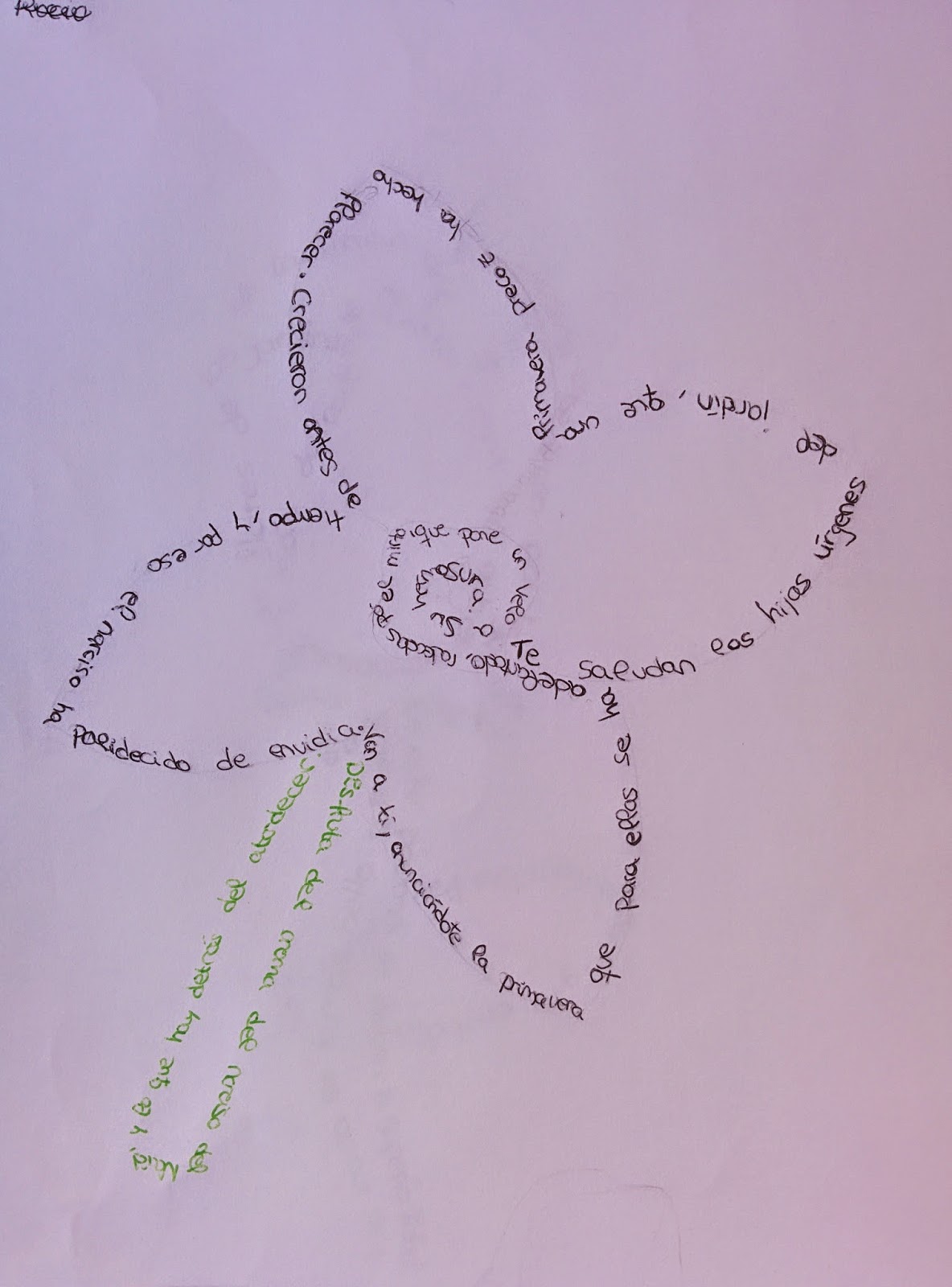 Escuela Espacio de Paz e Igualdad IES Emilio Manzano: Caligrama