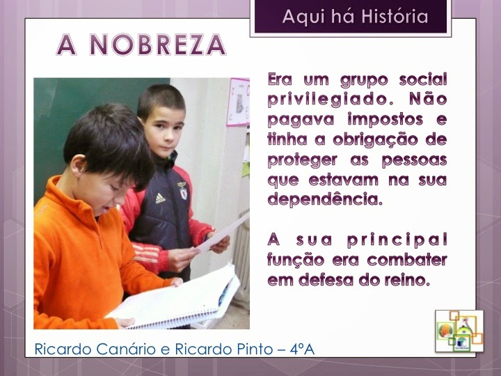 Aqui há História: A NOBREZA