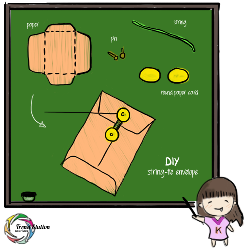 DIY String-Tie Envelopes | Trend Station