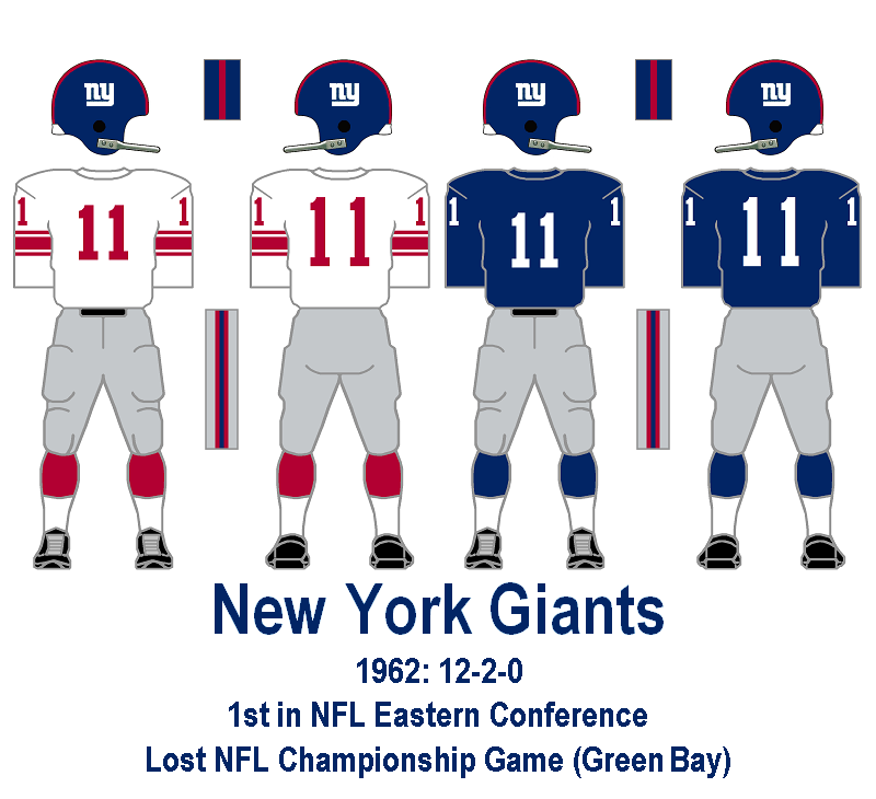Bill's Update Blog: 1962 New York Giants