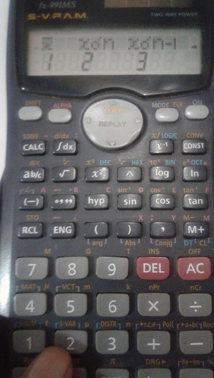 ALLKnowledgeFun: How to interpolate using 991MS scientific calculator ...