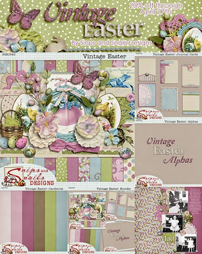 Snips and Snails Designs: *NEW* Vintage Easter + Freebie!