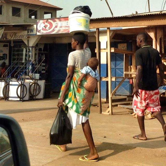 Ghana MTC: How Do Africans Carry Babies On Their Backs?